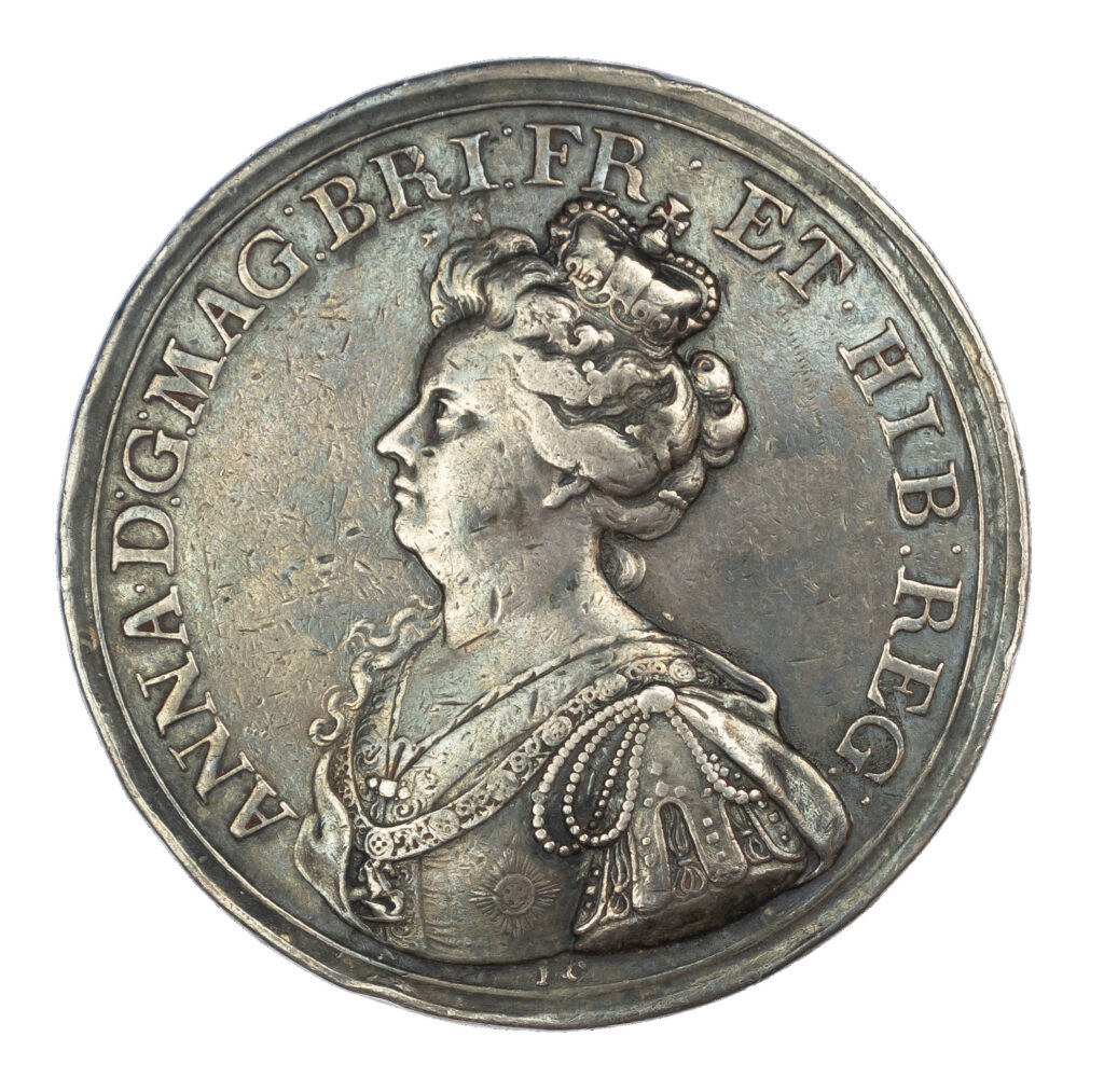 Anne (1702-1714), Union of England and Scotland, 1707, Silver Medal ...