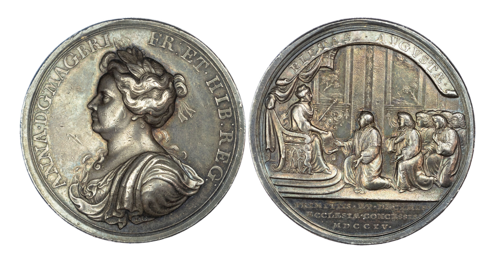 Anne (1702-1714), Queen Anne’s Bounty, 1704, Silver Medal | Baldwin's