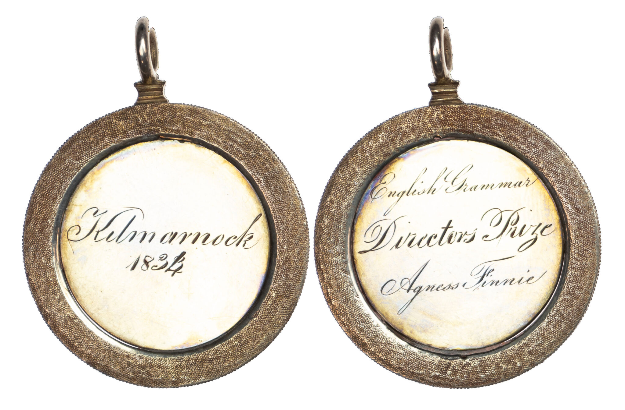 Scotland, Kilmarnock Academy, Silver Directors Prize 1834 for English ...