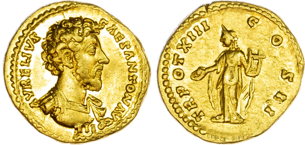Marcus Aurelius, Gold Aureus | Baldwin's