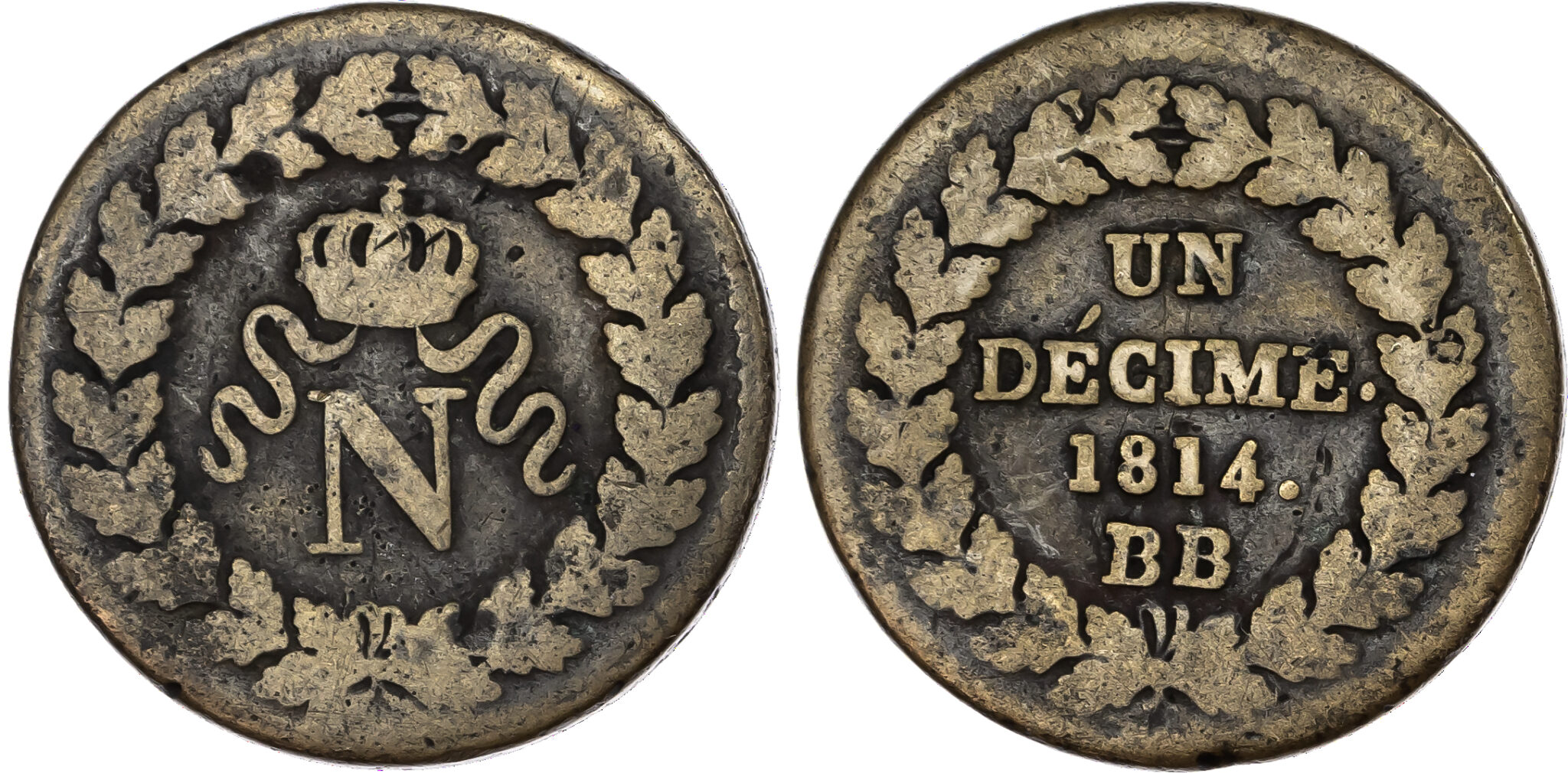 France, First Empire, Napoleon (1804-1814), bronze 10 Cents | Baldwin's