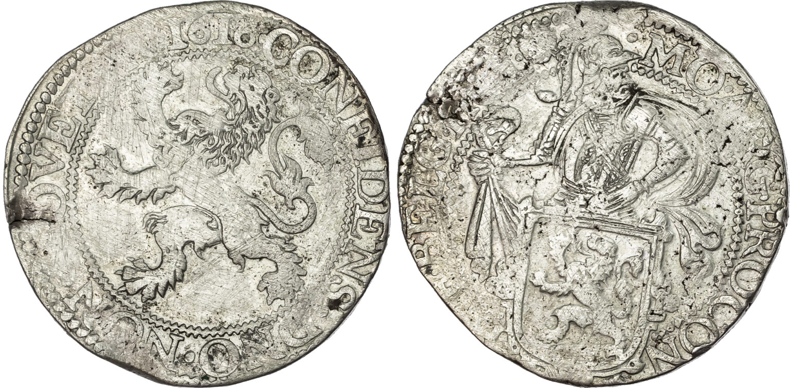 Netherlands, Holland, silver Lion Daalder, 1616 | Baldwin's