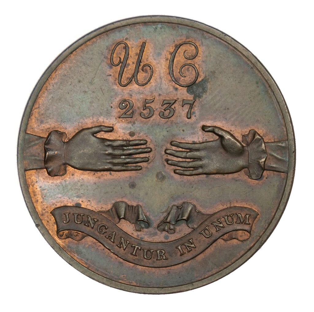 Union Club, Copper Token 1801 | Baldwin's