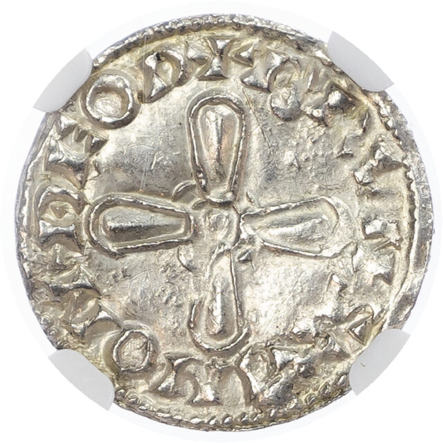 Harold I (1035-1040) Silver Penny, Thetford mint, Brunstan as moneyer ...