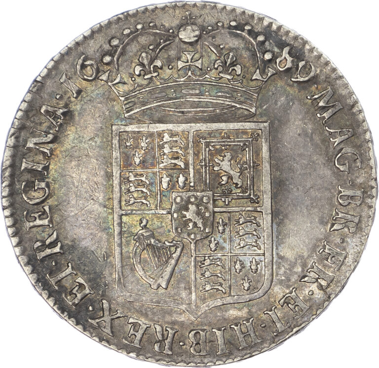 William and Mary, Halfcrown, 1689 | Baldwin's