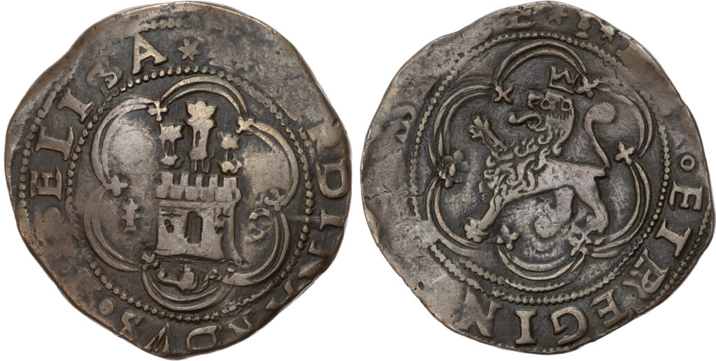 Spain, Ferdinand and Isabella (1474-1504), copper 4 Maravedis | Baldwin's