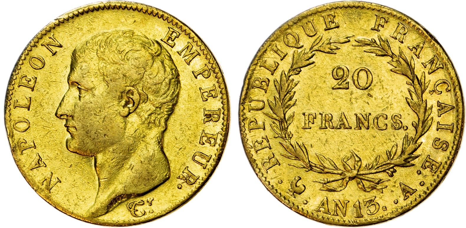 France, Consulate, Napoleon, gold 20 Francs | Baldwin’s