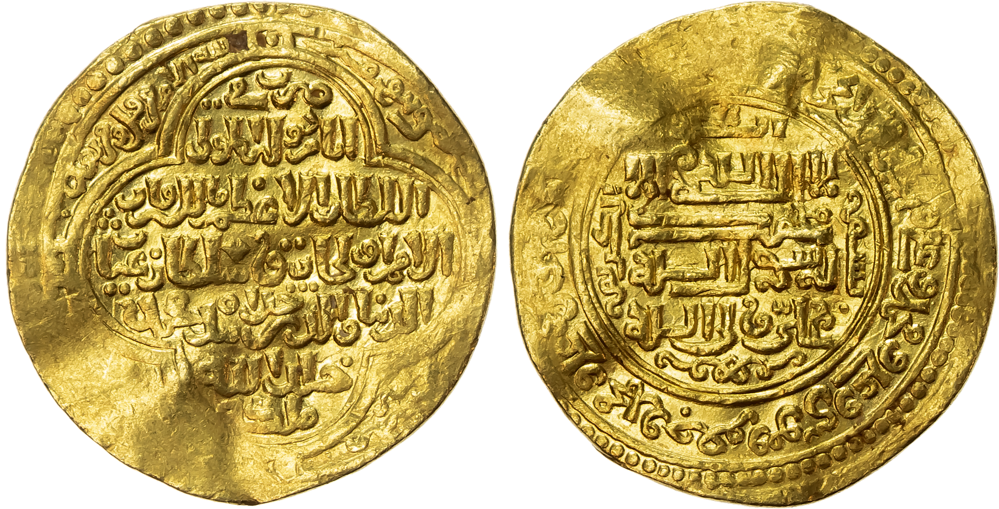 Ilkhanid, Uljaytu, gold Dinar | Baldwin's