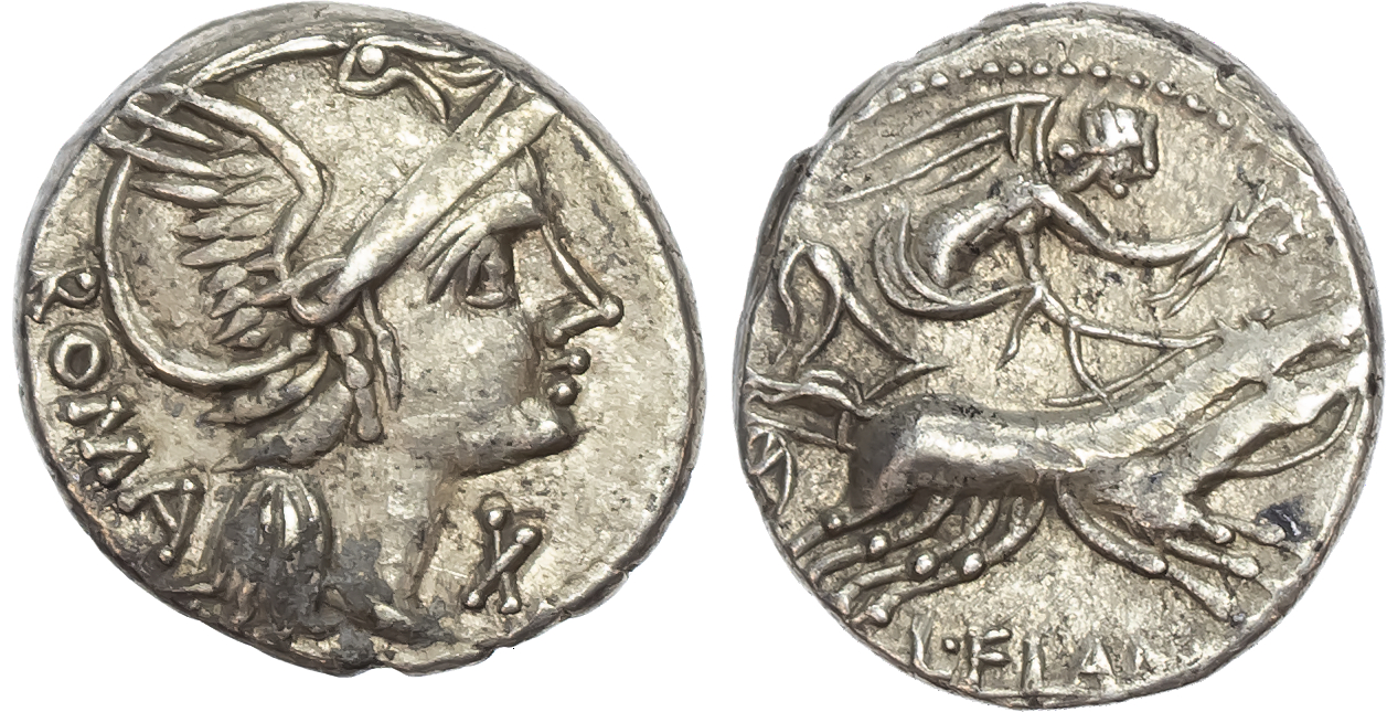 L. Flaminius Chilo Silver Denarius | Baldwin's