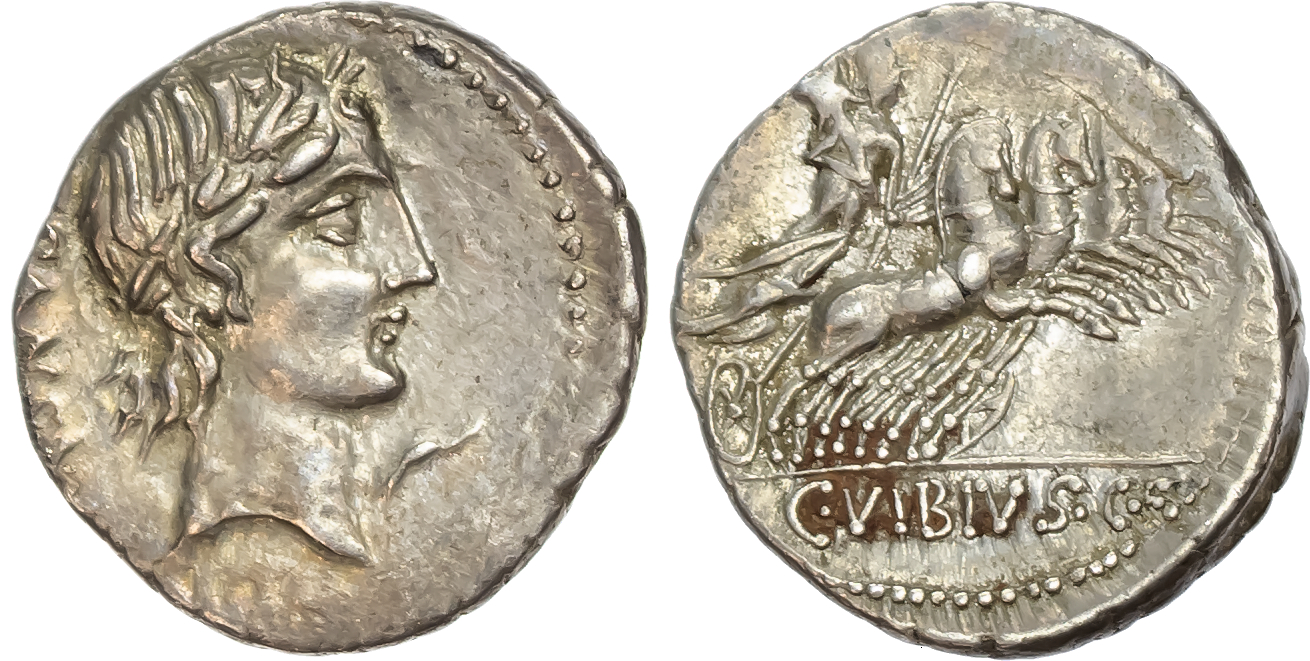 C. Vibius C. f. Pansa Silver Denarius | Baldwin's
