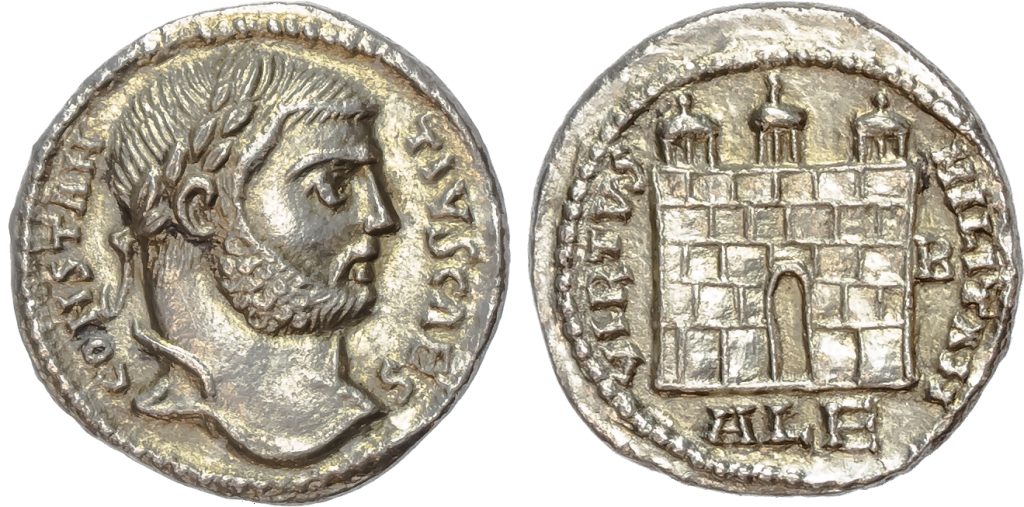 Constantius I, as Caesar Silver Argenteus | Baldwin's