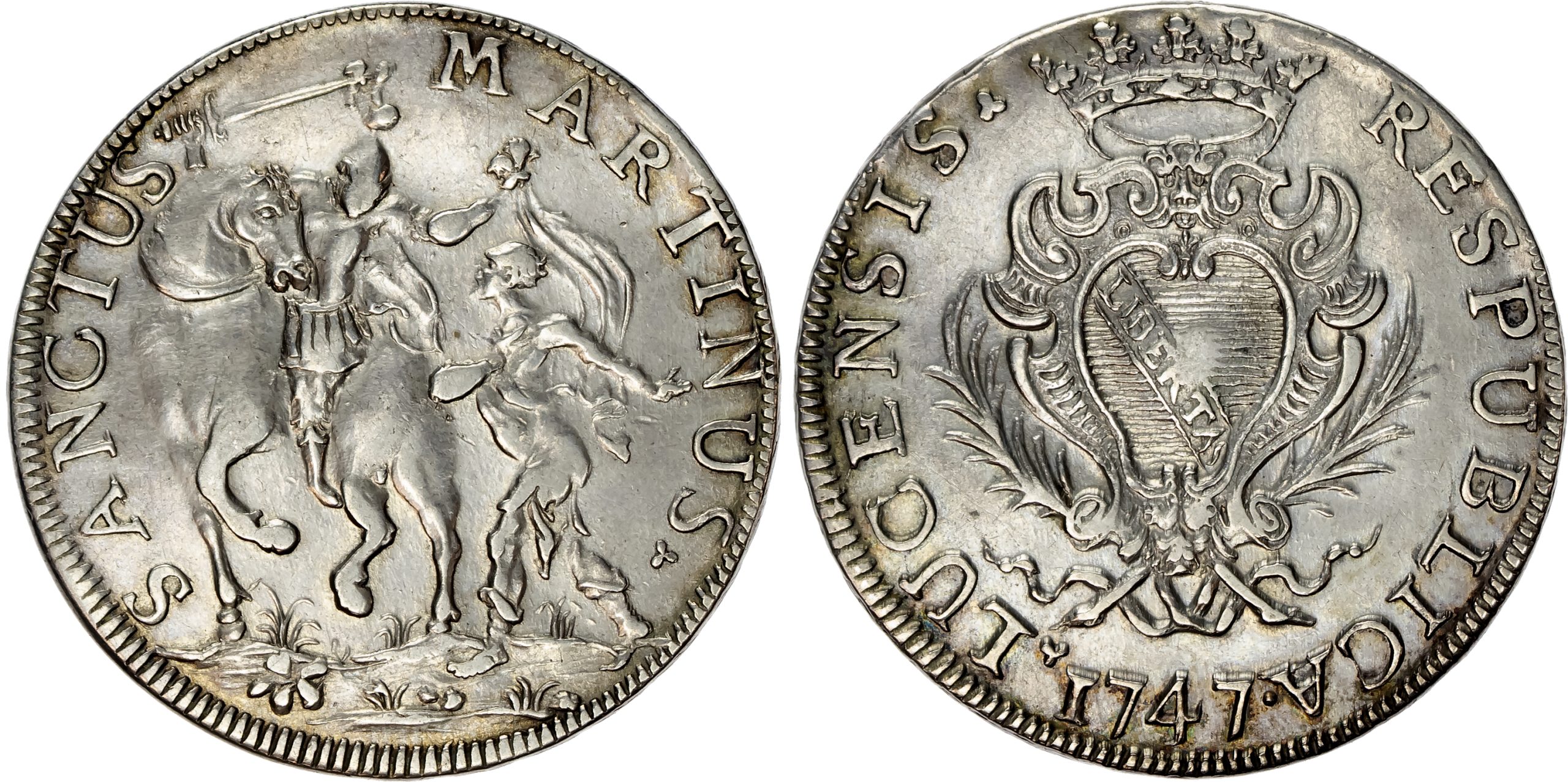 Italy, Lucca, Republic, silver Scudo, 1747 | Baldwin's