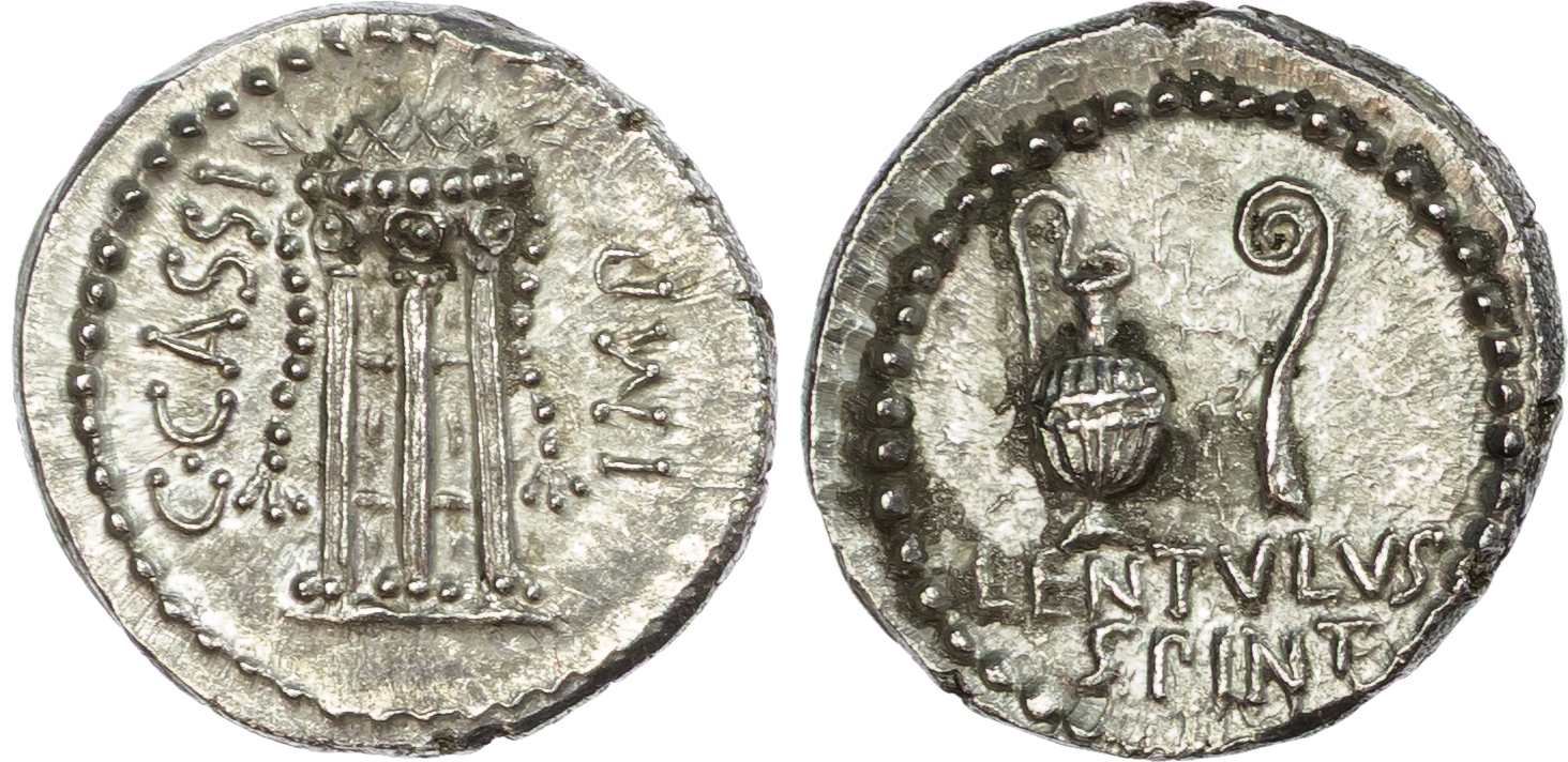 Cassius, Assassin of Caesar, Silver Denarius | Baldwin's