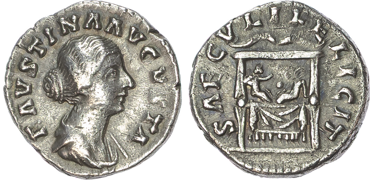 Faustina Junior Silver Denarius | Baldwin's