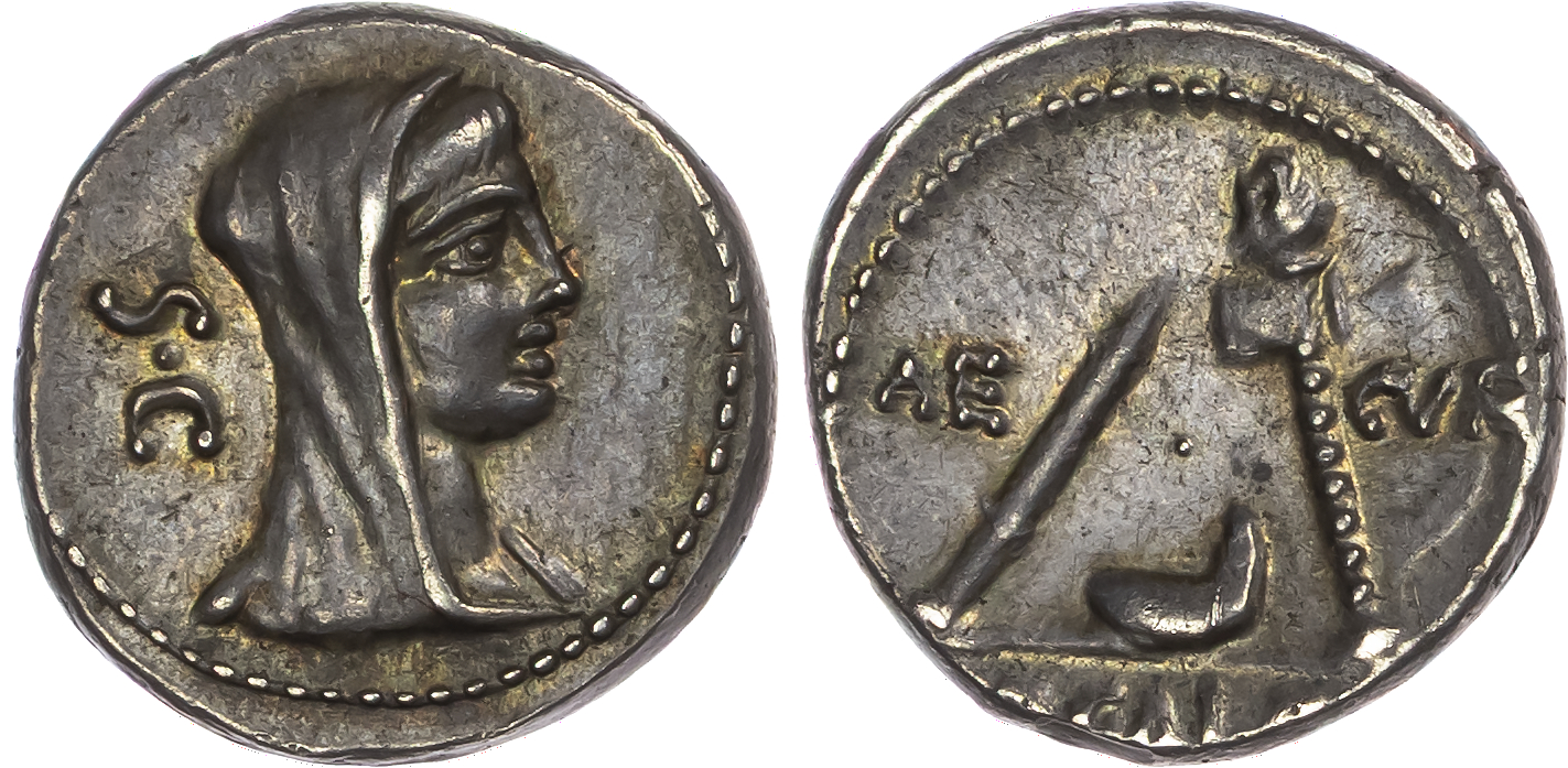 Roman Republic, P. Sulpicius Galba, Silver Denarius | Baldwin’s