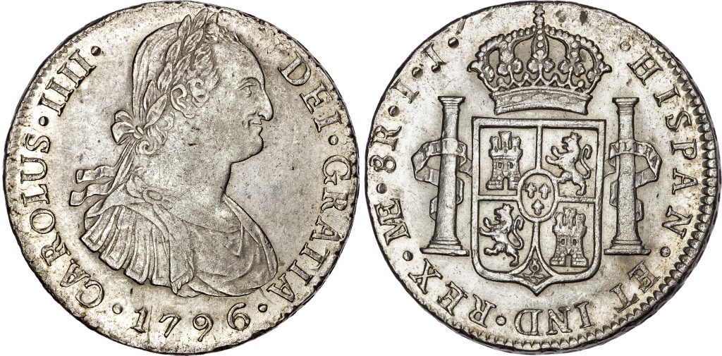 Peru, Charles IV (1788-1808), silver 8 Reales | Baldwin’s